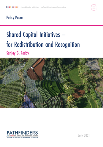 Shared Capital Initiatives – for Redistribution and Recognition